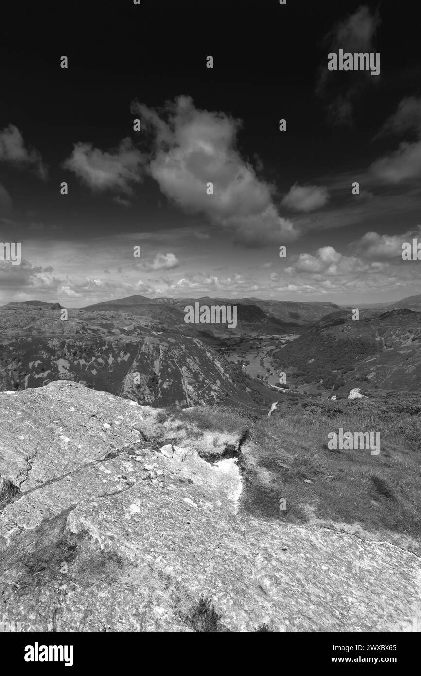 Wainwright eastern fells Black and White Stock Photos & Images - Alamy