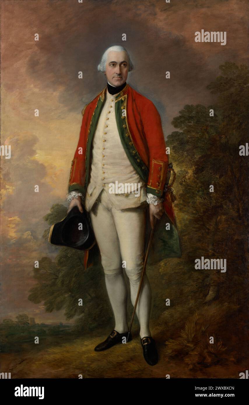 Portrait of George Pitt, First Baron Rivers. Oil Painting by Thomas ...