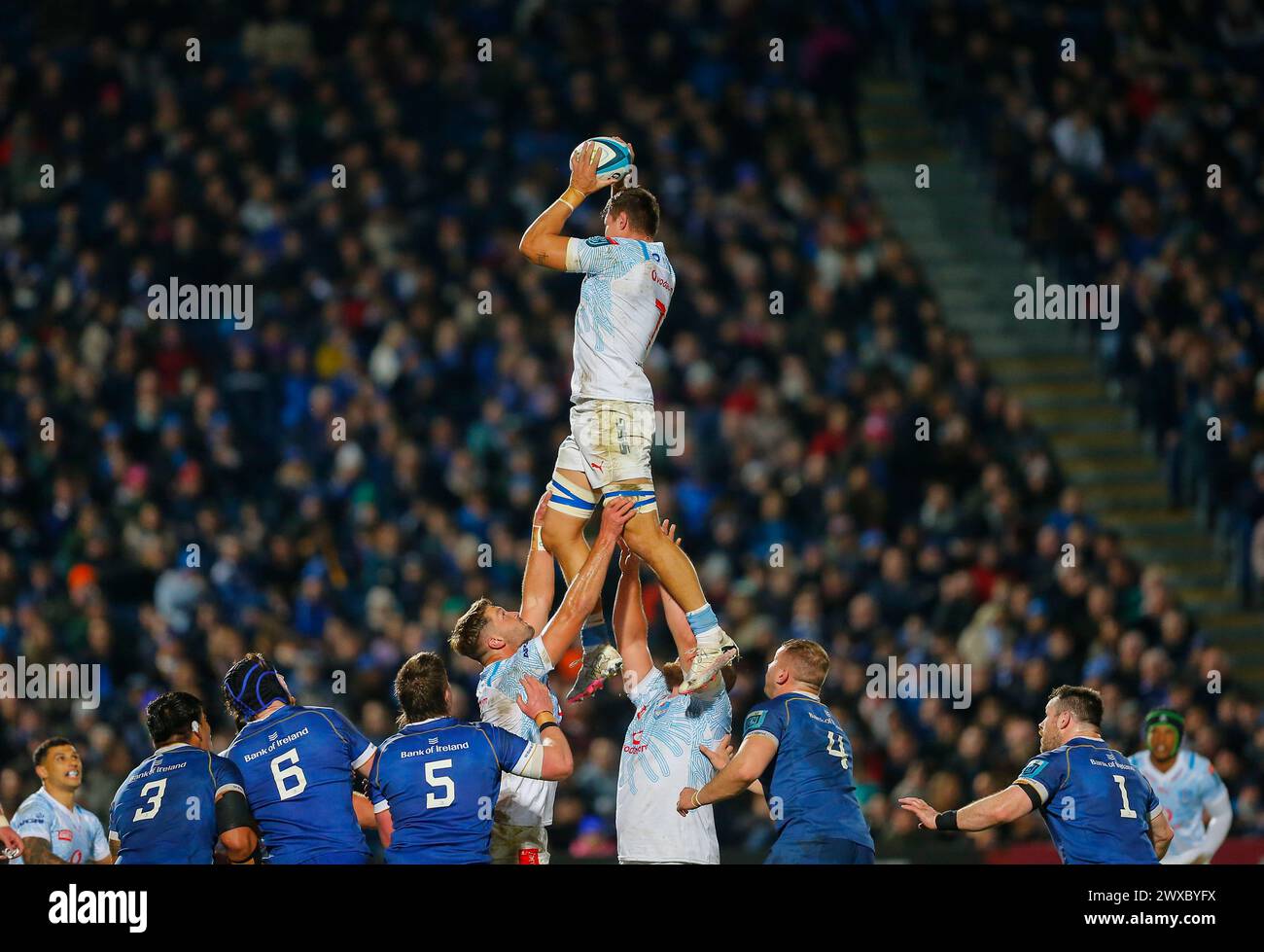 RDS Arena, Ballsbridge, Dublin, Ireland. 29th Mar, 2024. United Rugby ...