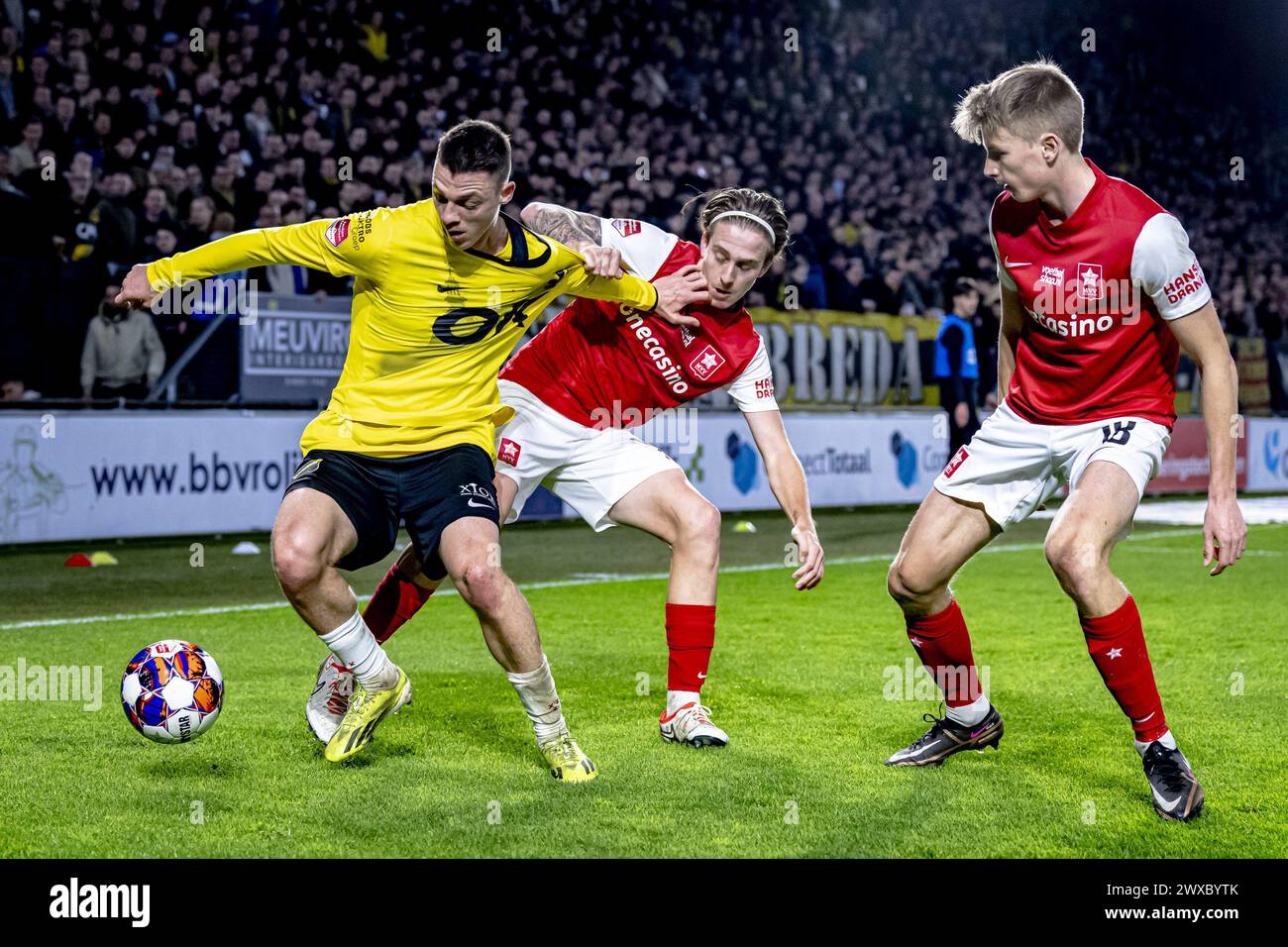 BREDA, Netherlands. 29th Mar, 2024. football, Rat Verlegh stadium ...