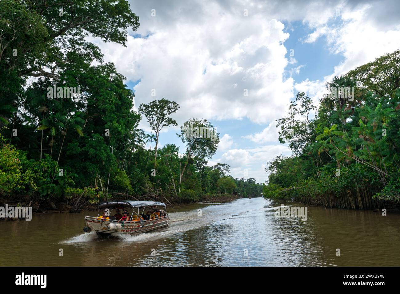 Belem, Brazil - December 22, 2023: Passenger boat in the river between ...