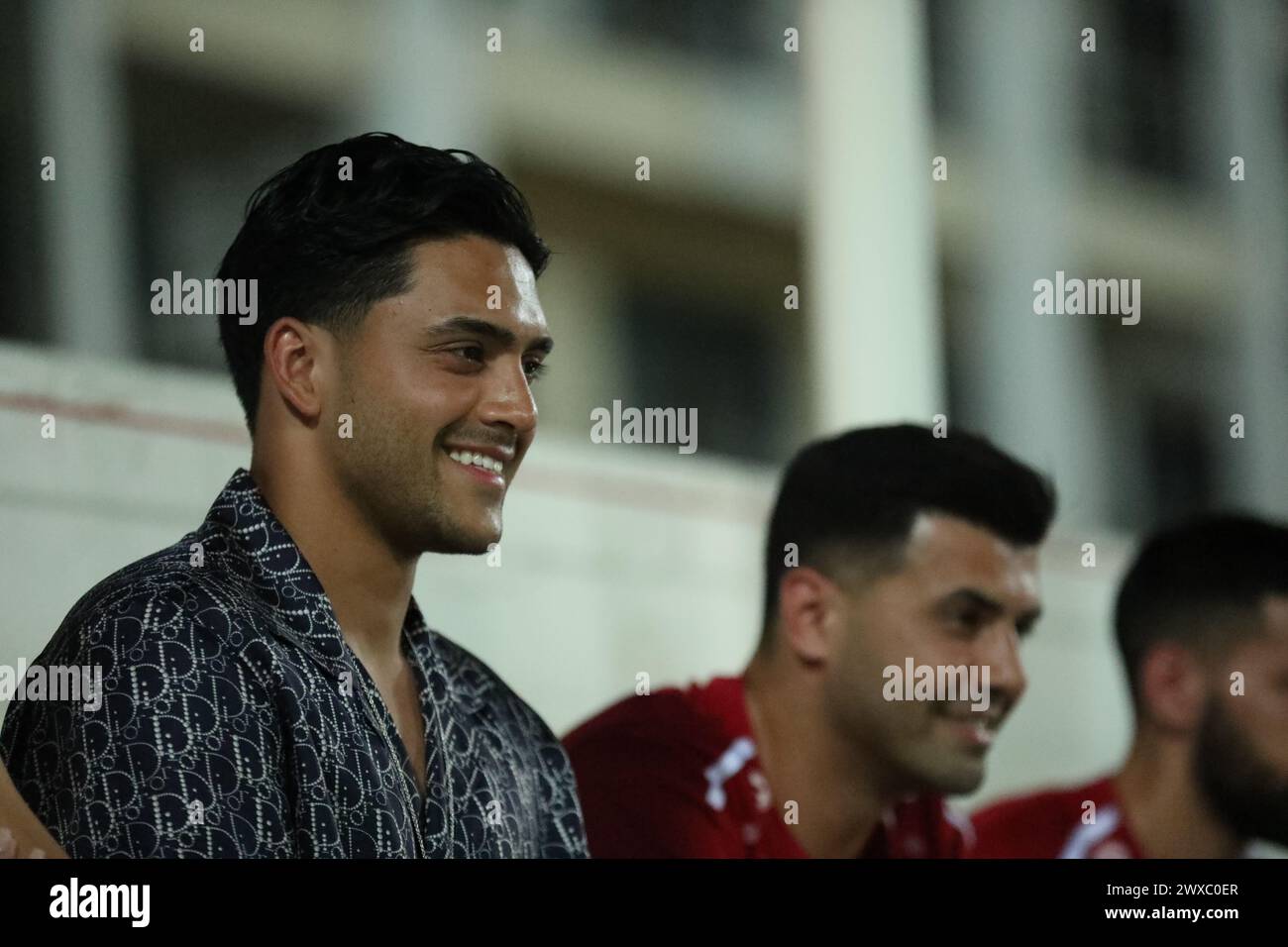 Nadiem Amiri of Bayer Leverkusen watching Afghanistan and Singapore ...