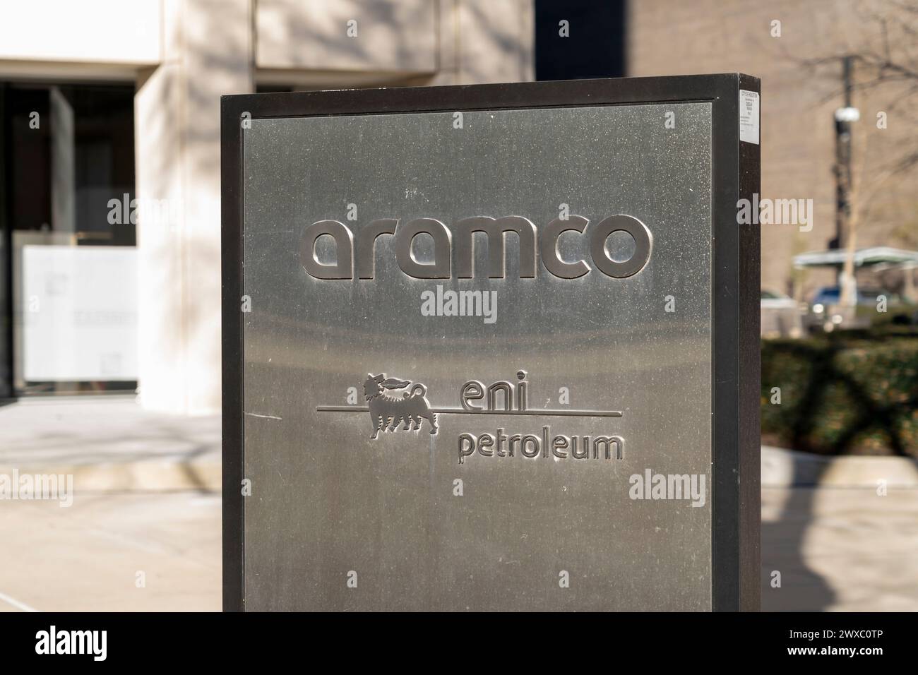 Aramco logo hi-res stock photography and images - Alamy