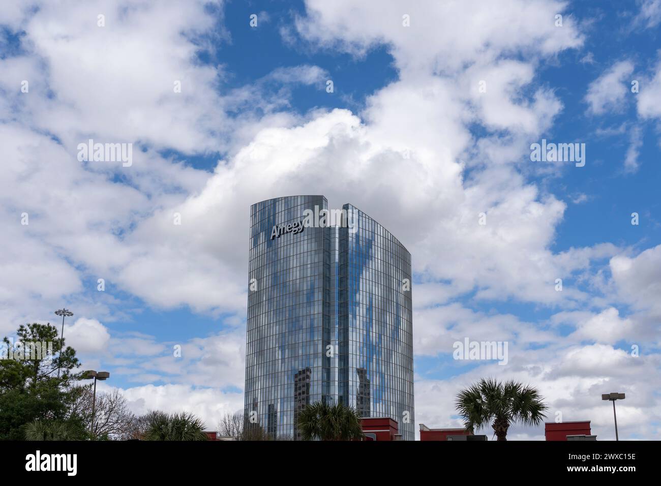 Amegy Bank headquarters in Houston, Texas, USA Stock Photo - Alamy
