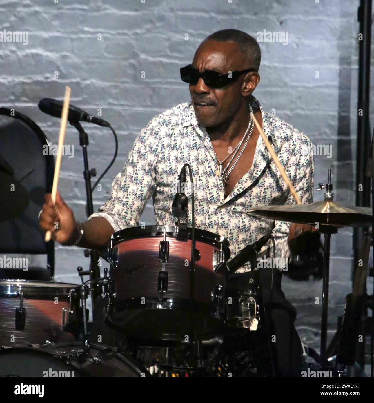 March 28, 2024, New York, New York, USA: Drummer STEVE JORDAN performs ...