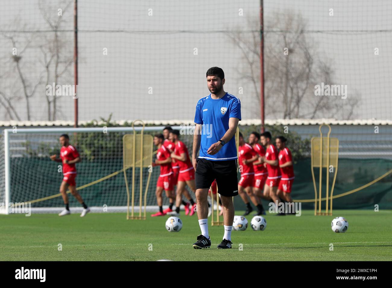 Anoush Dastgir, head coach of Afghanistan National Team during a ...