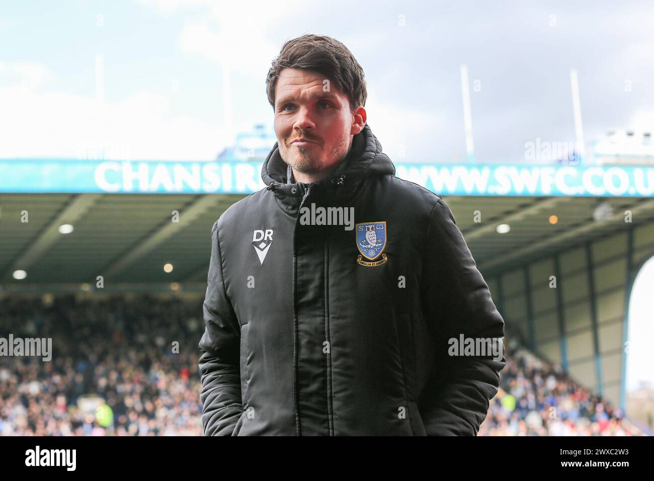 Sheffield, UK. 29th Mar, 2024. Sheffield Wednesday Manager Danny Rohl ...