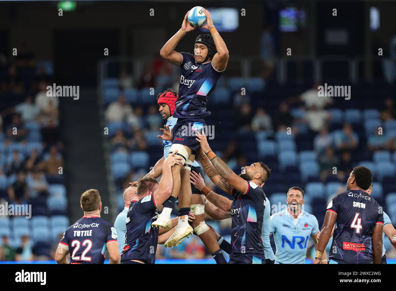 Sydney, Australia, 29 March, 2024. Tuaiana Taii Tualima of Melbourne ...