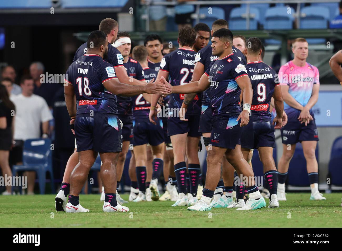 Waratahs celebrate super rugby pacific hi-res stock photography and ...