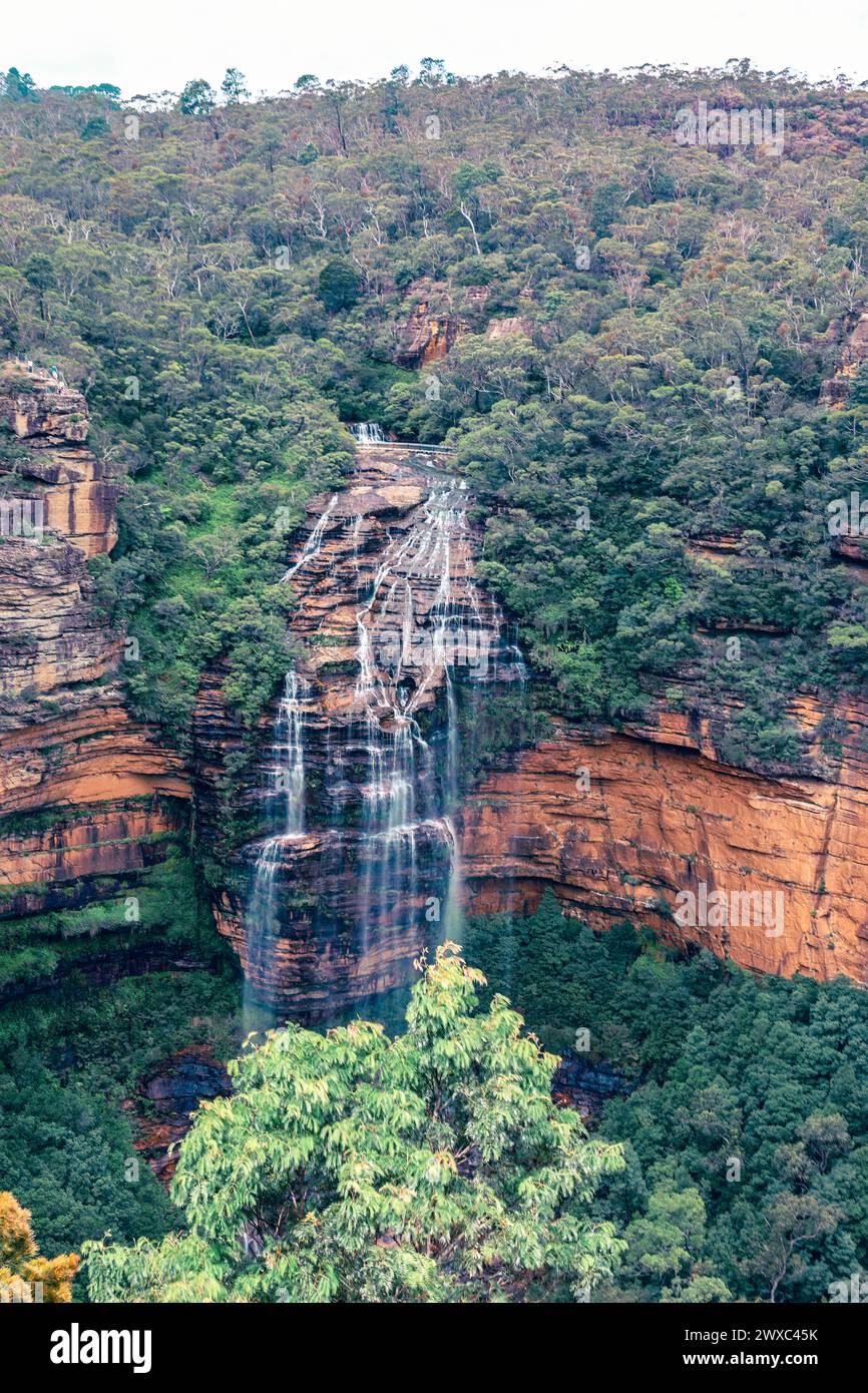 NSW, Australia - Waterfall in the Blue Mountains Stock Photo - Alamy