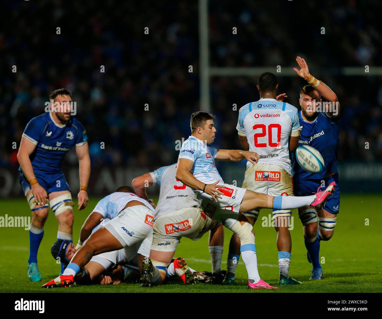 RDS Arena, Ballsbridge, Dublin, Ireland. 29th Mar, 2024. United Rugby ...