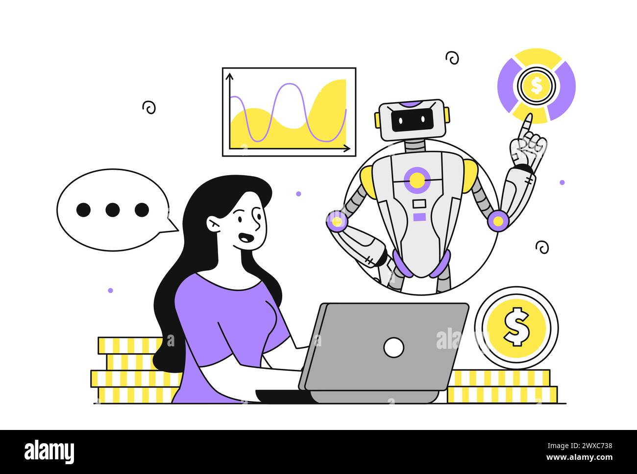 Ai revolution concept Cut Out Stock Images & Pictures - Alamy