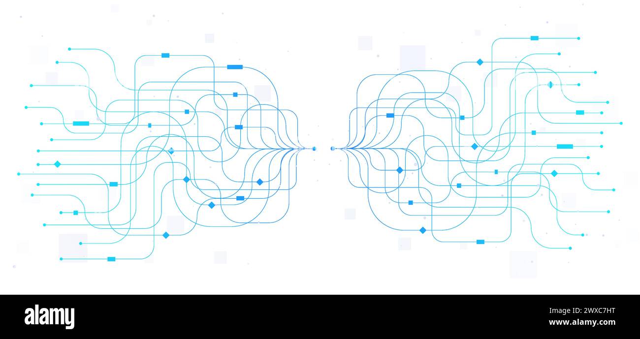 Connection wires white poster vector Stock Vector Image & Art - Alamy