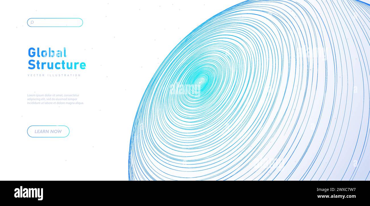 Global structure white vector poster Stock Vector Image & Art - Alamy