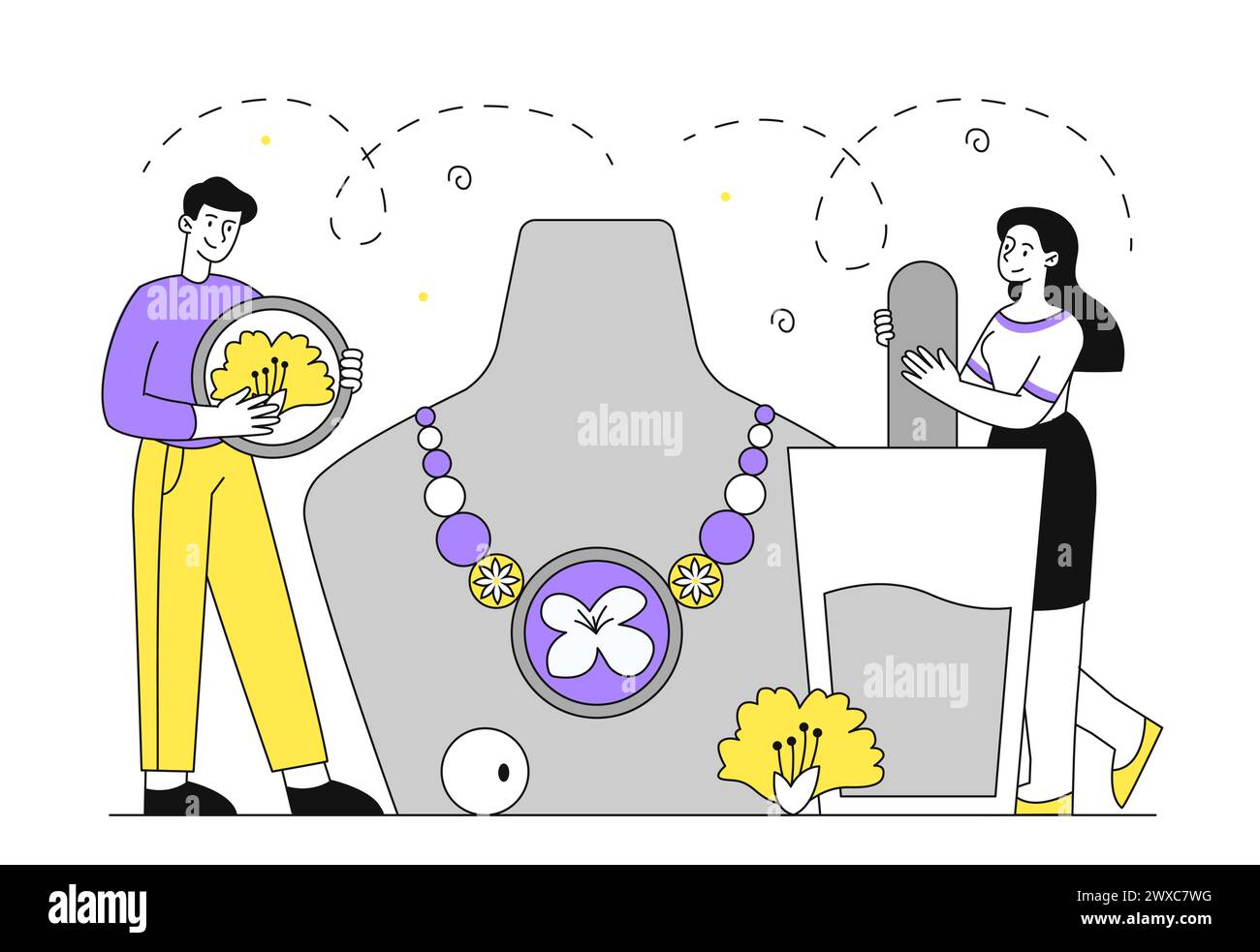 Jewelry tools Stock Vector Images - Alamy