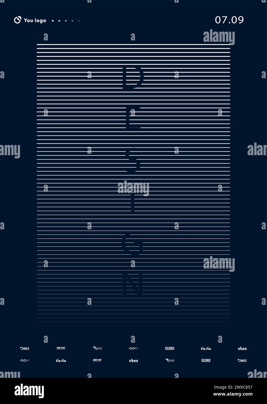 Minimalistic modern poster vector Stock Vector Image & Art - Alamy