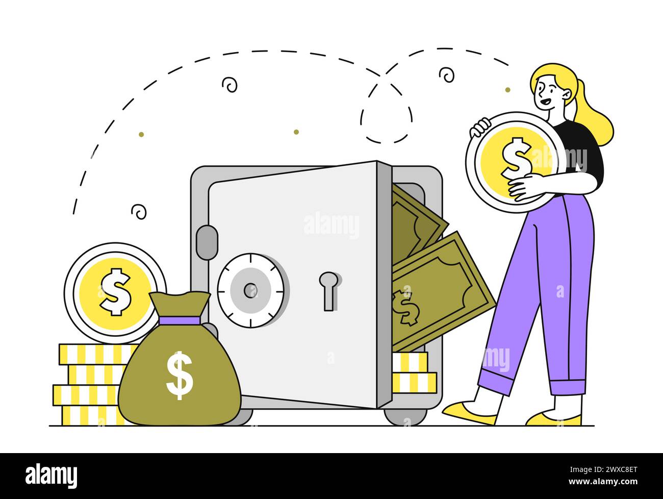 Woman locker Cut Out Stock Images & Pictures - Alamy