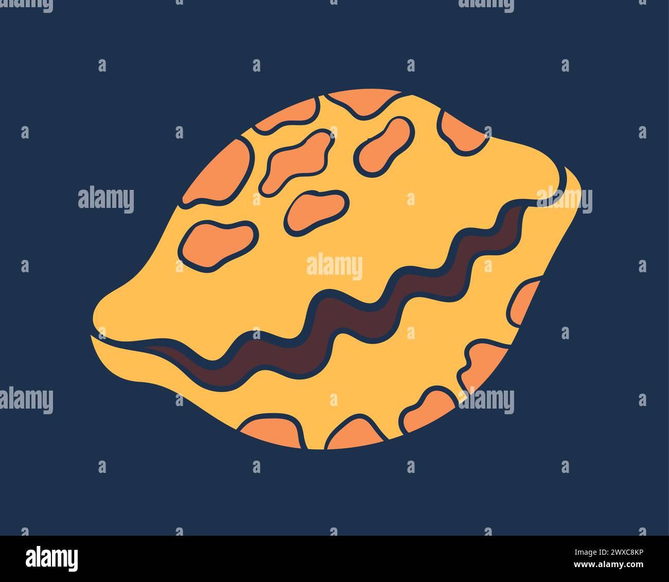 Seashell vector doodle concept Stock Vector Image & Art - Alamy