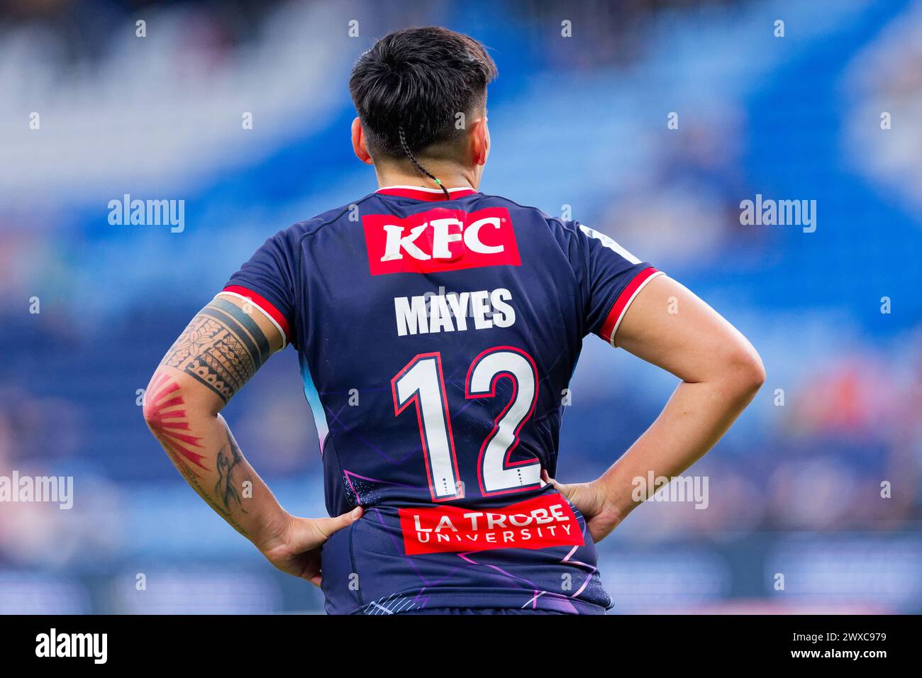 Sydney, Australia. 29th Mar, 2024. Crystal Mayes of the Rebels looks on ...