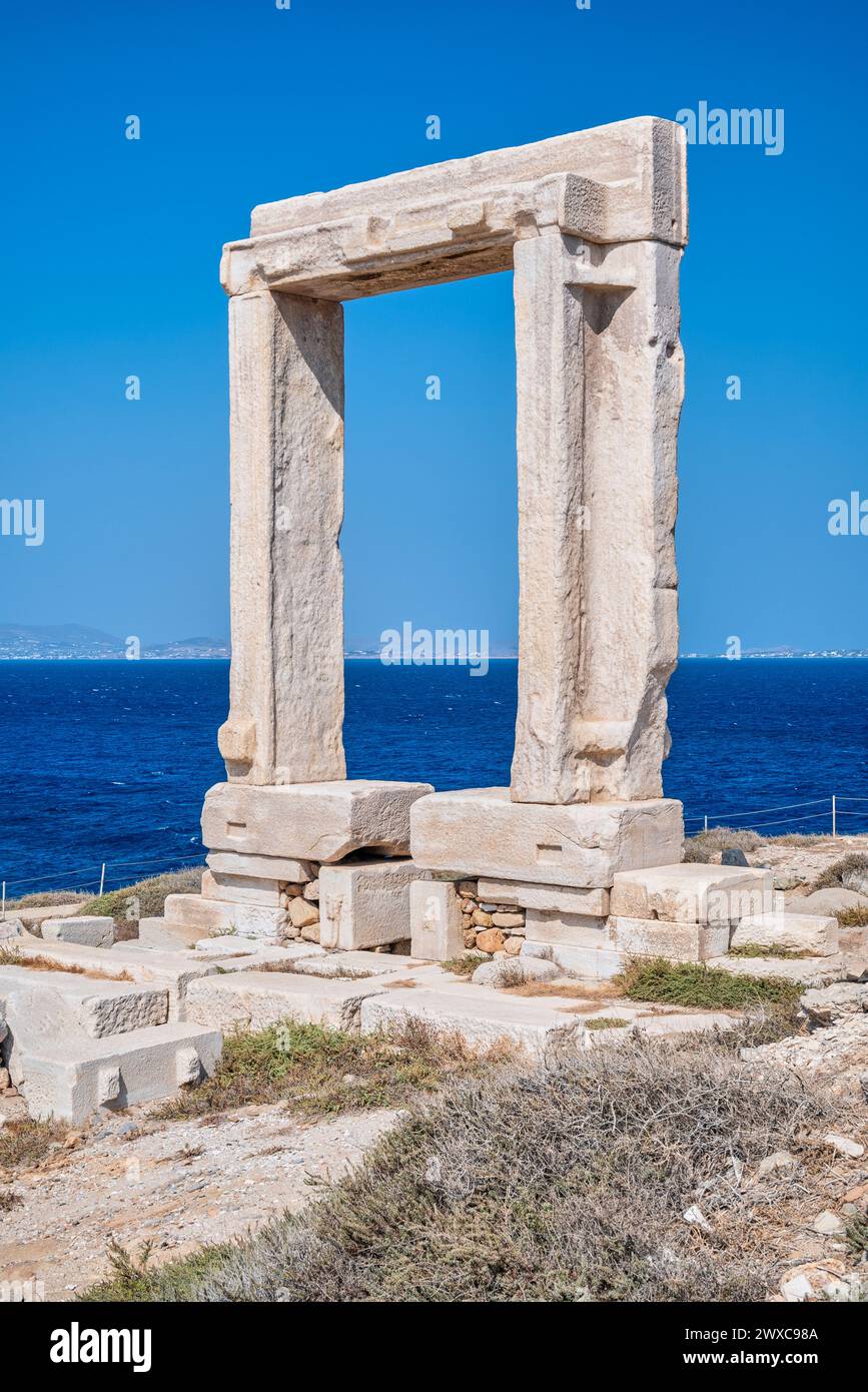Portara ancient monument naxos hi-res stock photography and images - Alamy