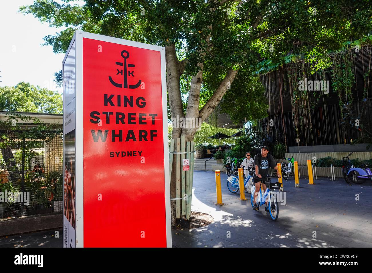 King street wharf sign hi-res stock photography and images - Alamy