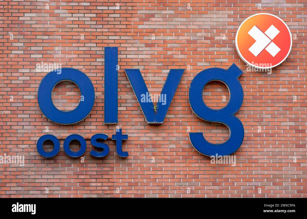 Amsterdam, The Netherlands, 29.03.2024, Logo of Olvg Oost, General hospital located at ...