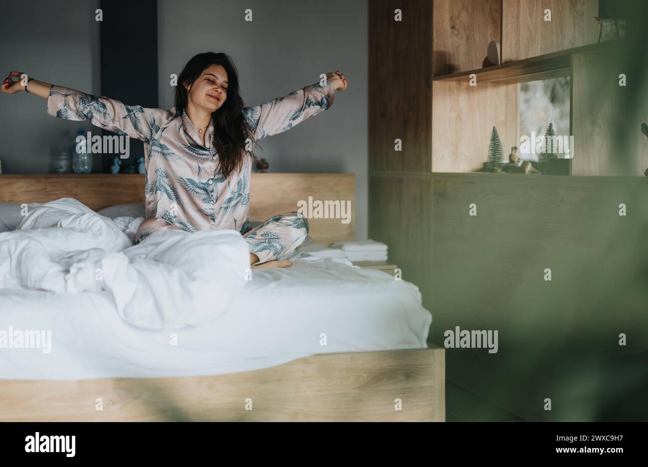 Concept restful sleep woman hi-res stock photography and images - Alamy