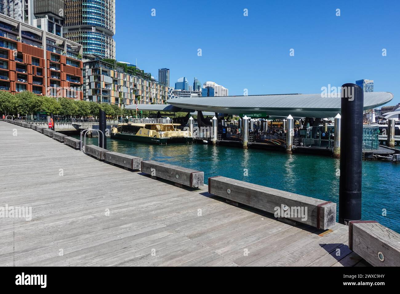 Barangaroo ferry dock hi-res stock photography and images - Alamy