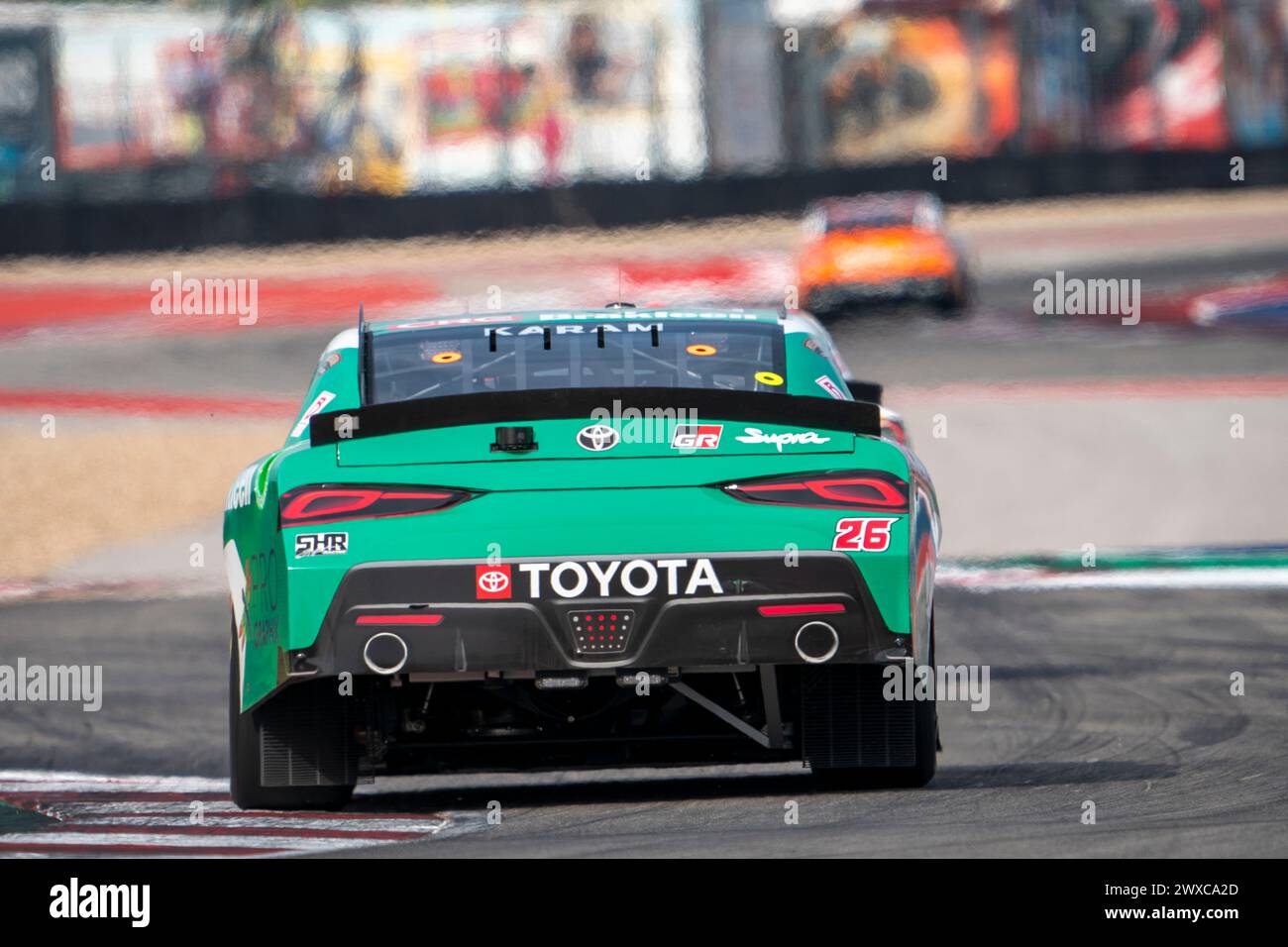 Sage Karam races for position for the Focused Health 250 in Austin, TX ...