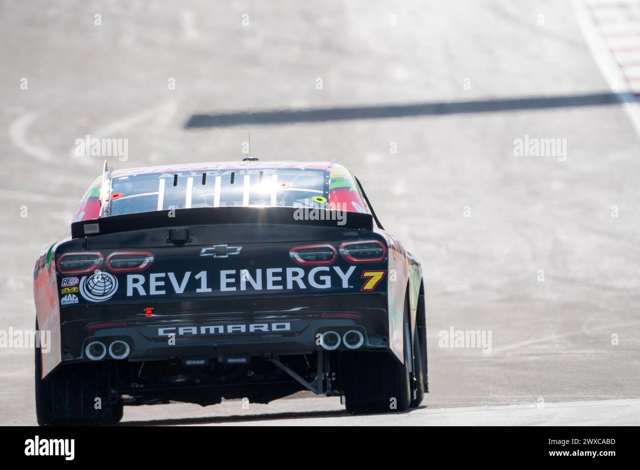 Austin, Tx, USA. 22nd Mar, 2024. Justin Allgaier takes to the track to ...