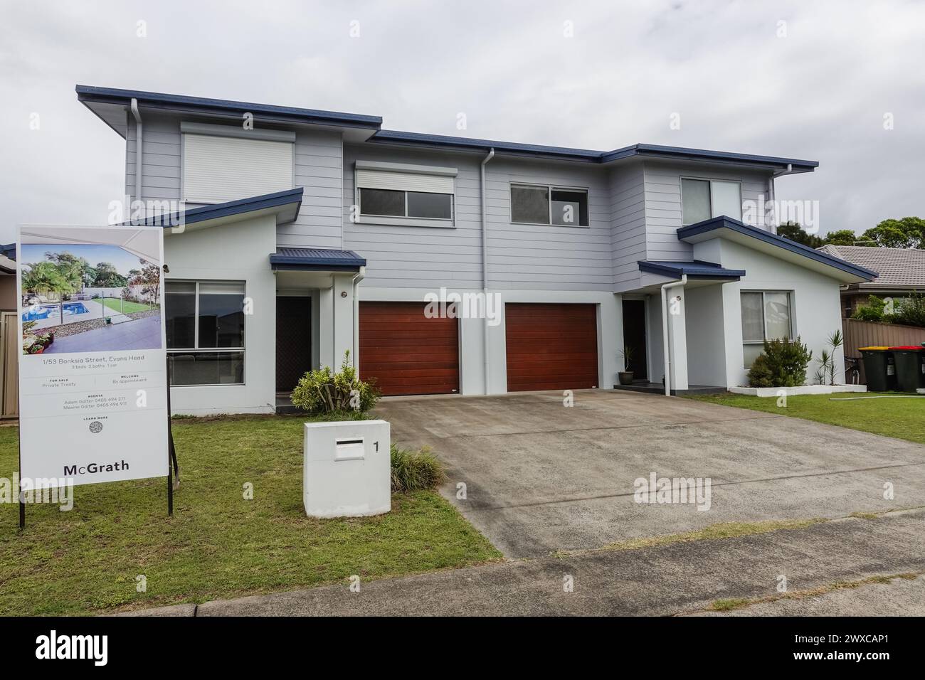 An Australian duplex, consisted of two seperate dwellings attached to ...