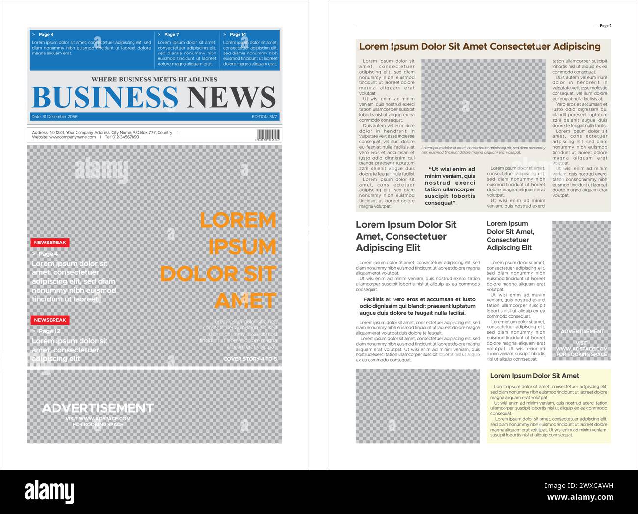 News columns hi-res stock photography and images - Alamy