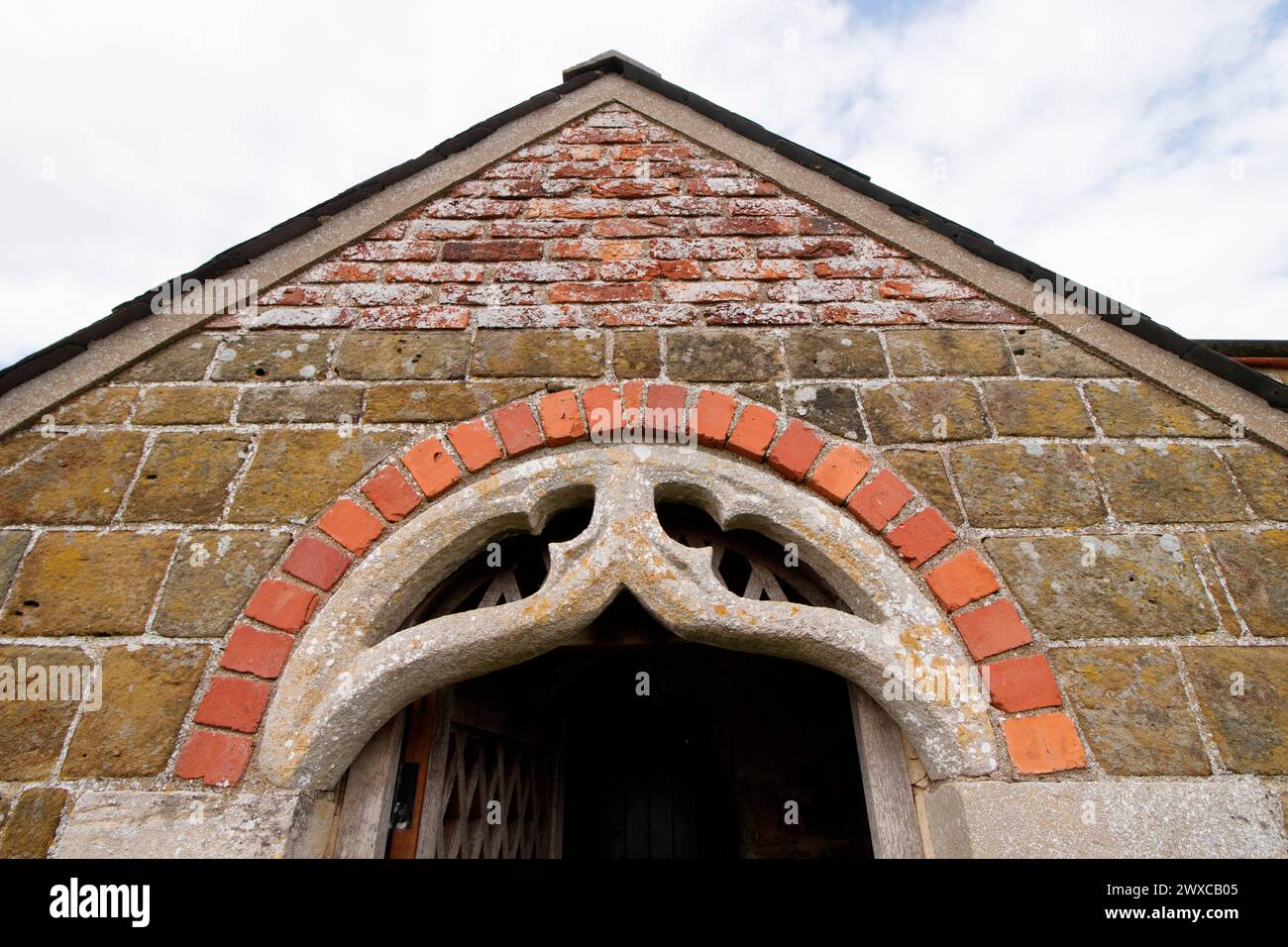 The Church of St John the Baptist in Sutterby, Lincolnshire. Supported ...