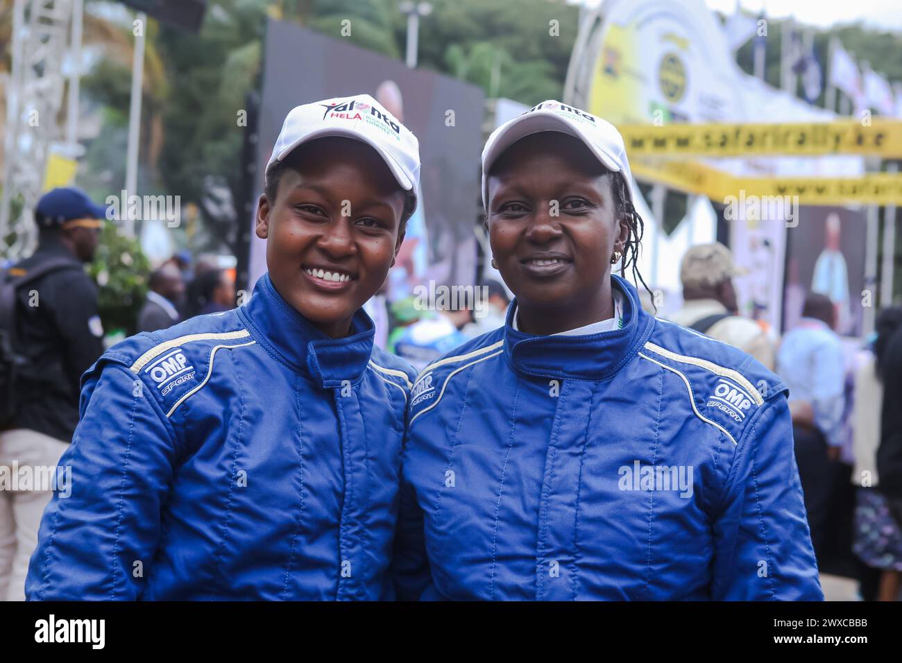 Kenyan mother and daughter rally drivers, Caroline Gatimu and her co ...
