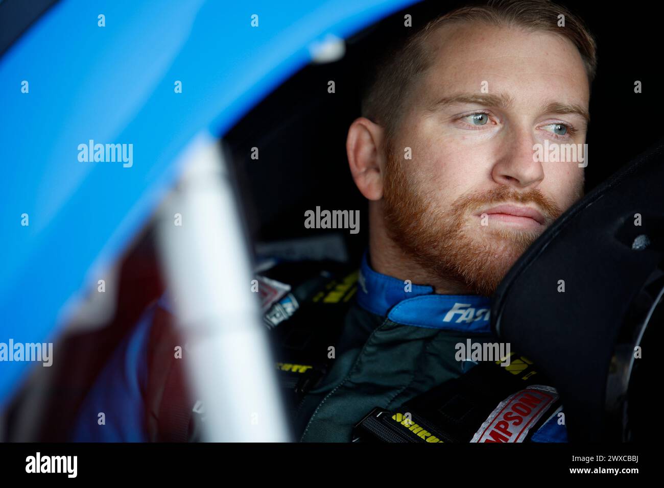 Austin, Tx, USA. 23rd Mar, 2024. Chris Buescher practices for the ...