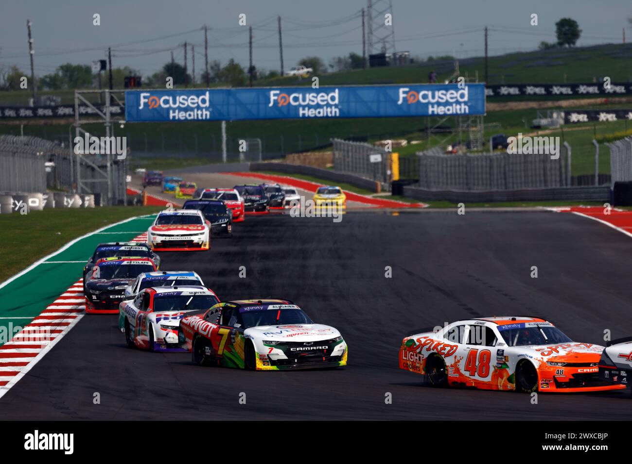 Austin, Tx, USA. 23rd Mar, 2024. Justin Allgaier races for the Focused ...