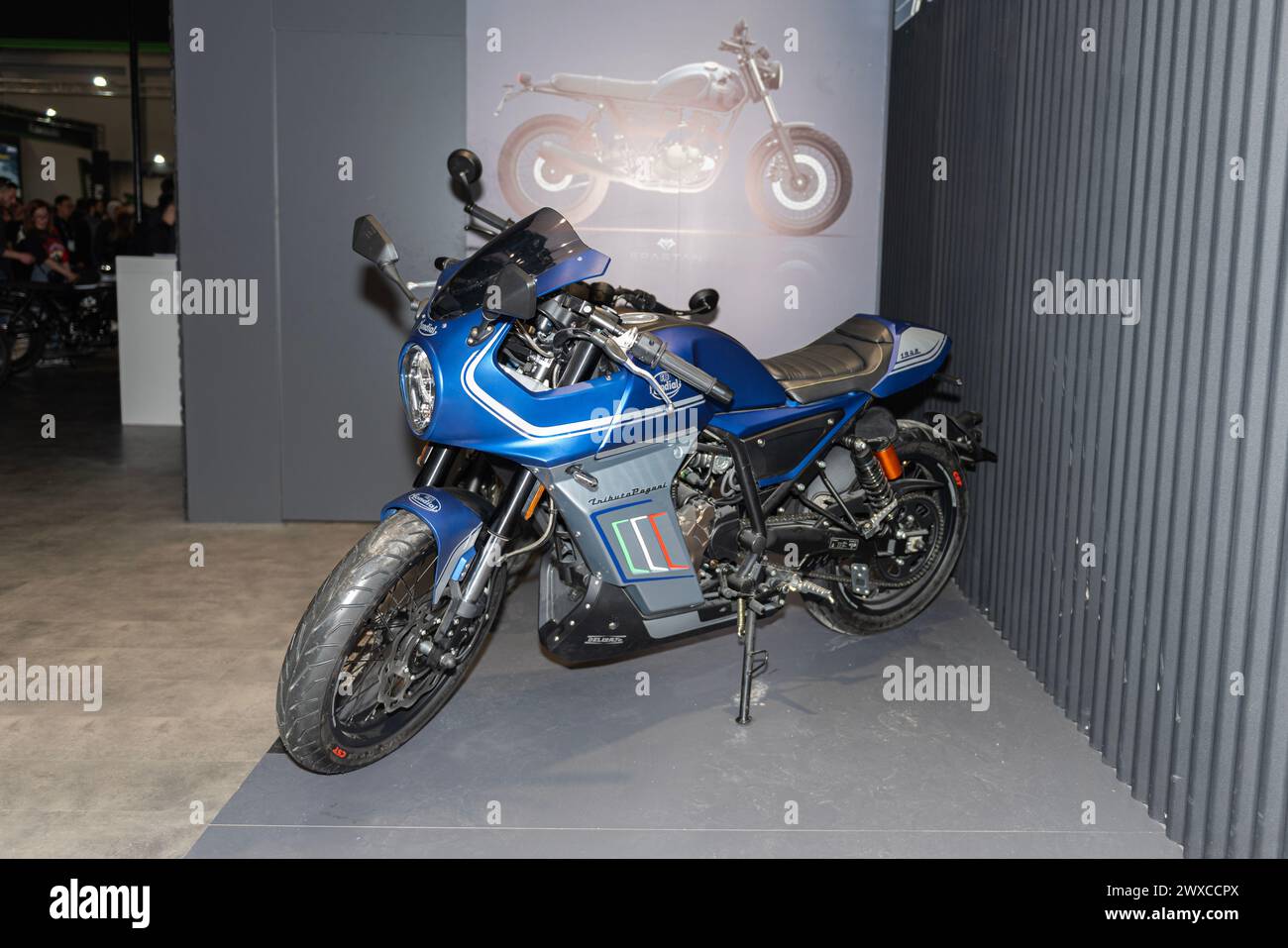 ISTANBUL, TURKEY - MARCH 23, 2024: Mondial motorcycles on display at ...