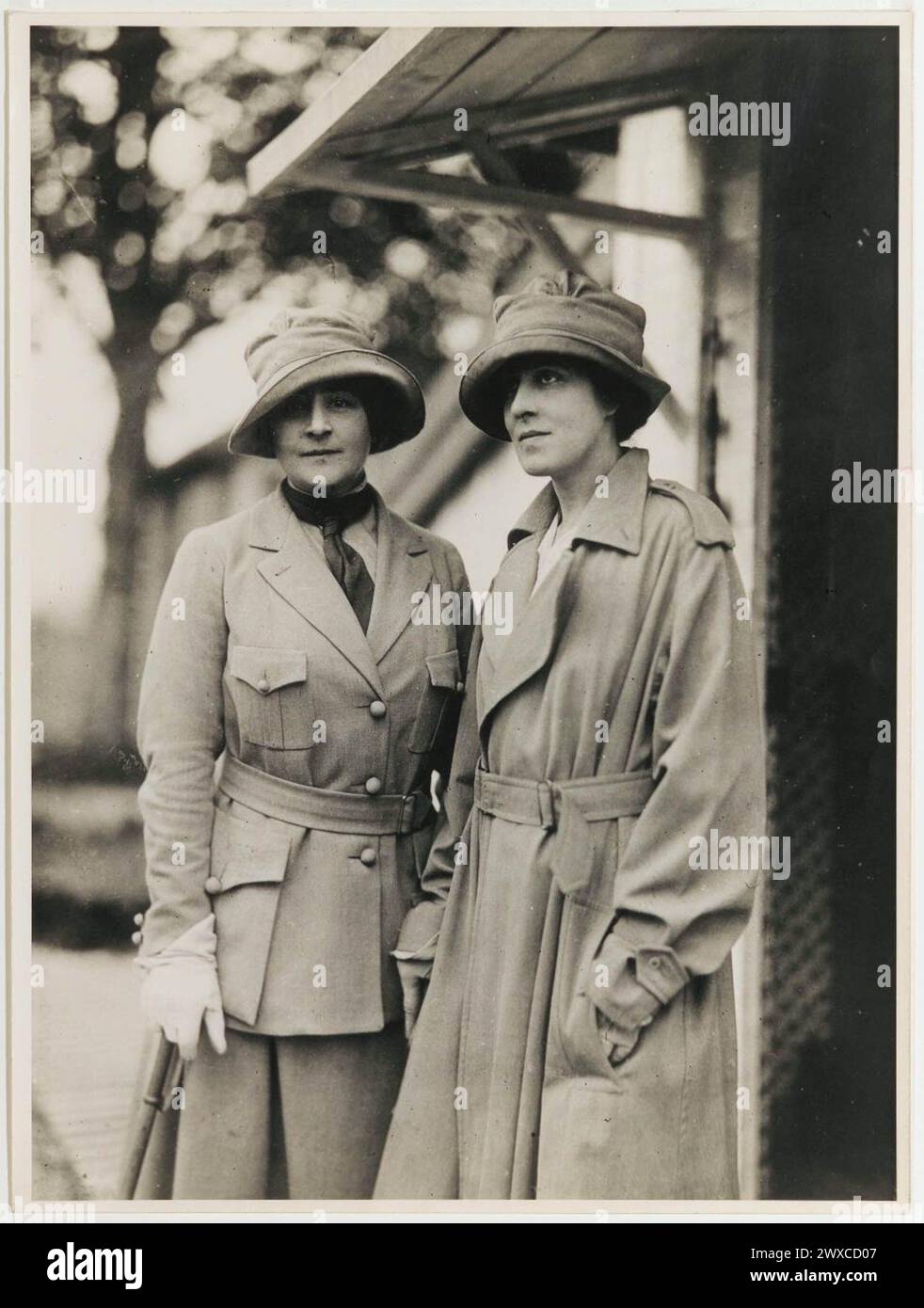 Anne Morgan and Anne Murray Dike, ca. 1915 Stock Photo - Alamy