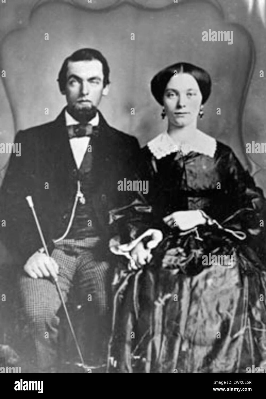 Frances Jennings Casement and her husband John S. Casement Stock Photo ...