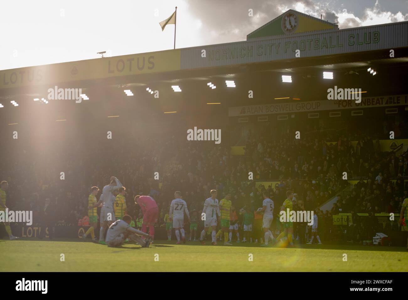 A general view of Norwich City FC stadium during the Sky Bet ...