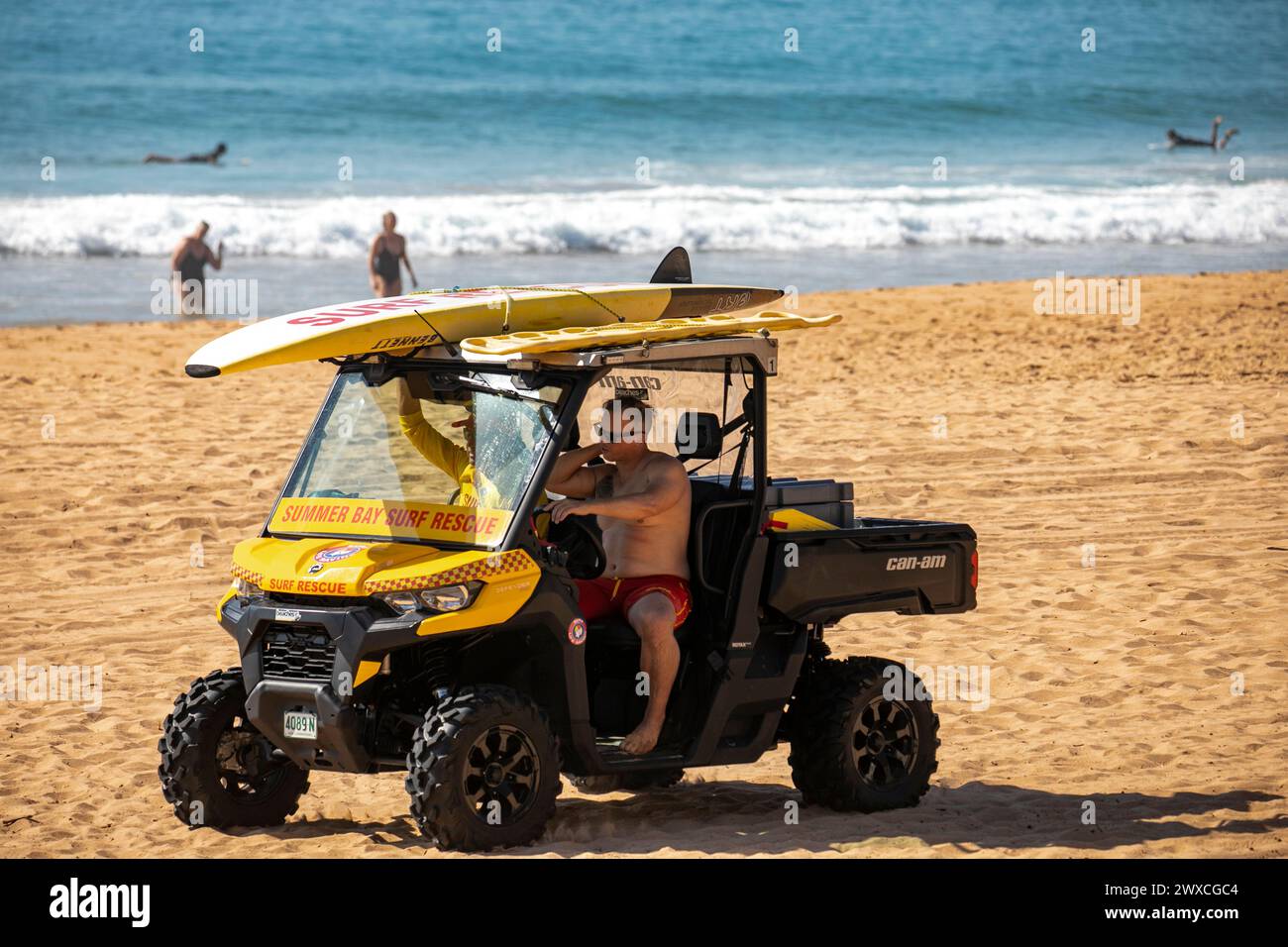 Palm Beach Sydney, Easter 2024, Surf rescue volunteers drive Summer Bay ...