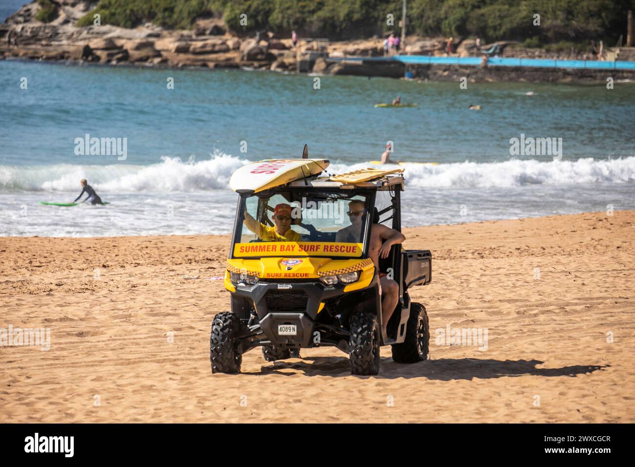 Palm Beach Sydney, Easter 2024, Surf rescue volunteers drive Summer Bay ...