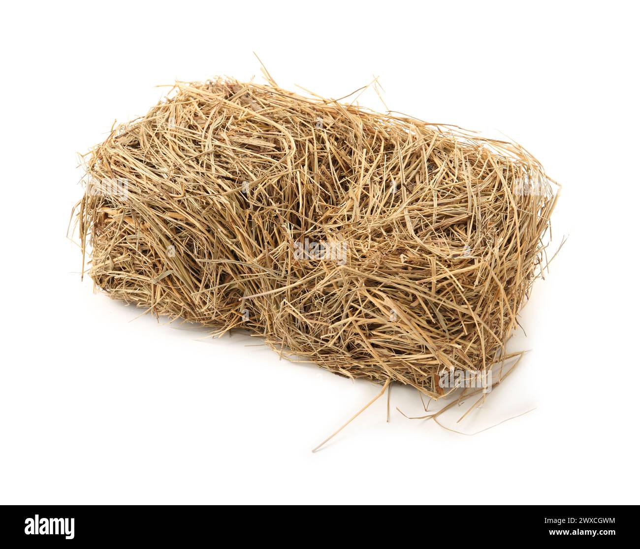 Hay bale on agricultural Cut Out Stock Images & Pictures - Alamy
