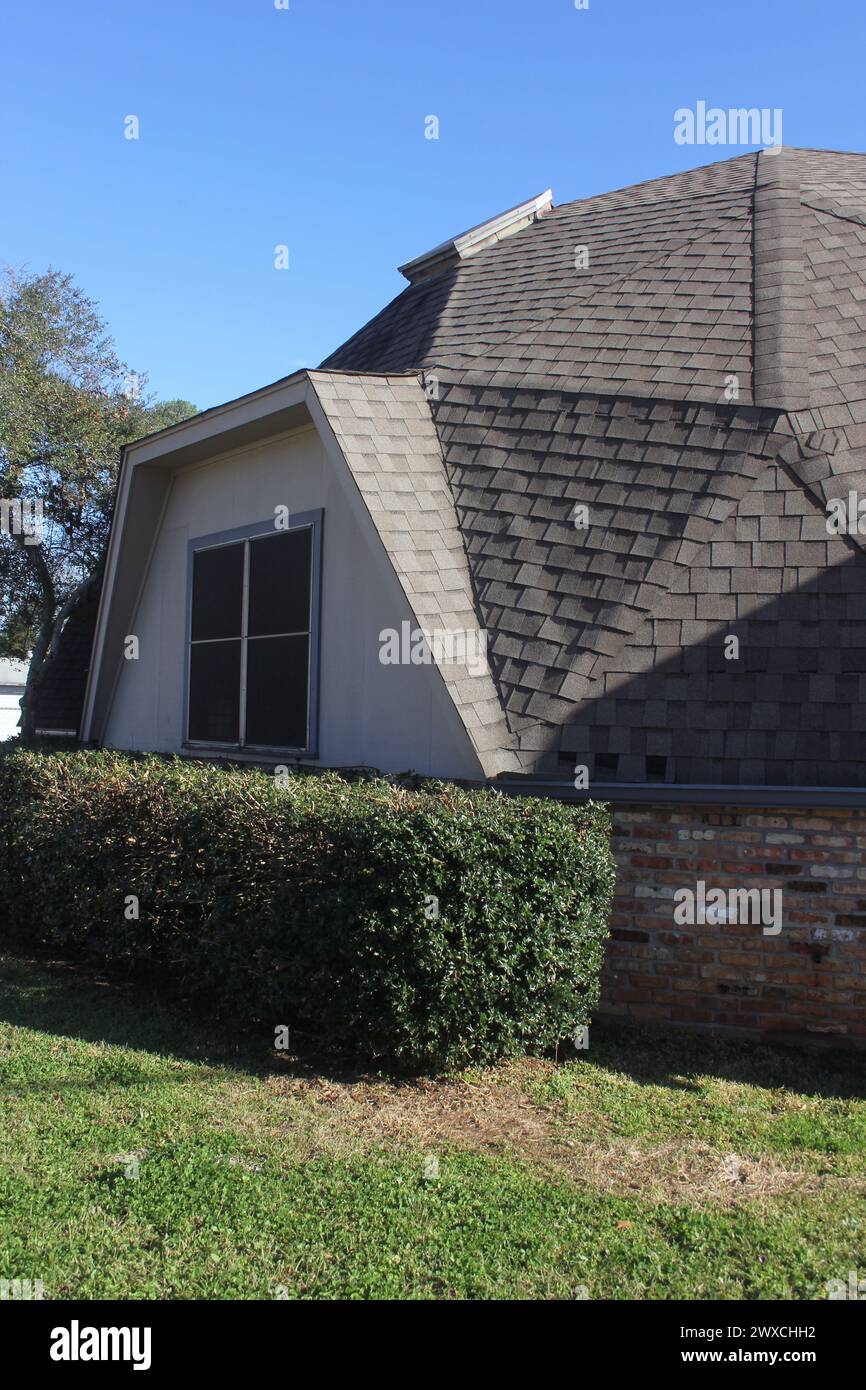 Geodesic Building Located in Rural East Texas Close Up Stock Photo - Alamy