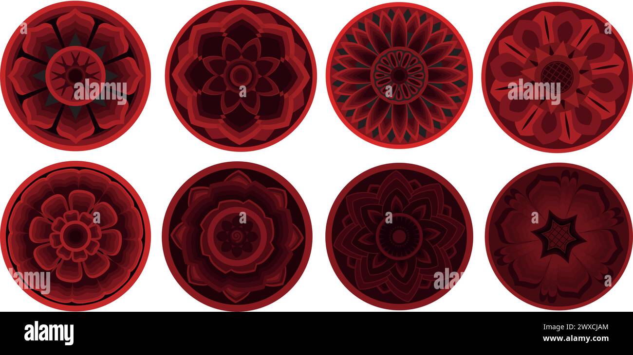 Wave vector illustration japanese Cut Out Stock Images & Pictures - Alamy