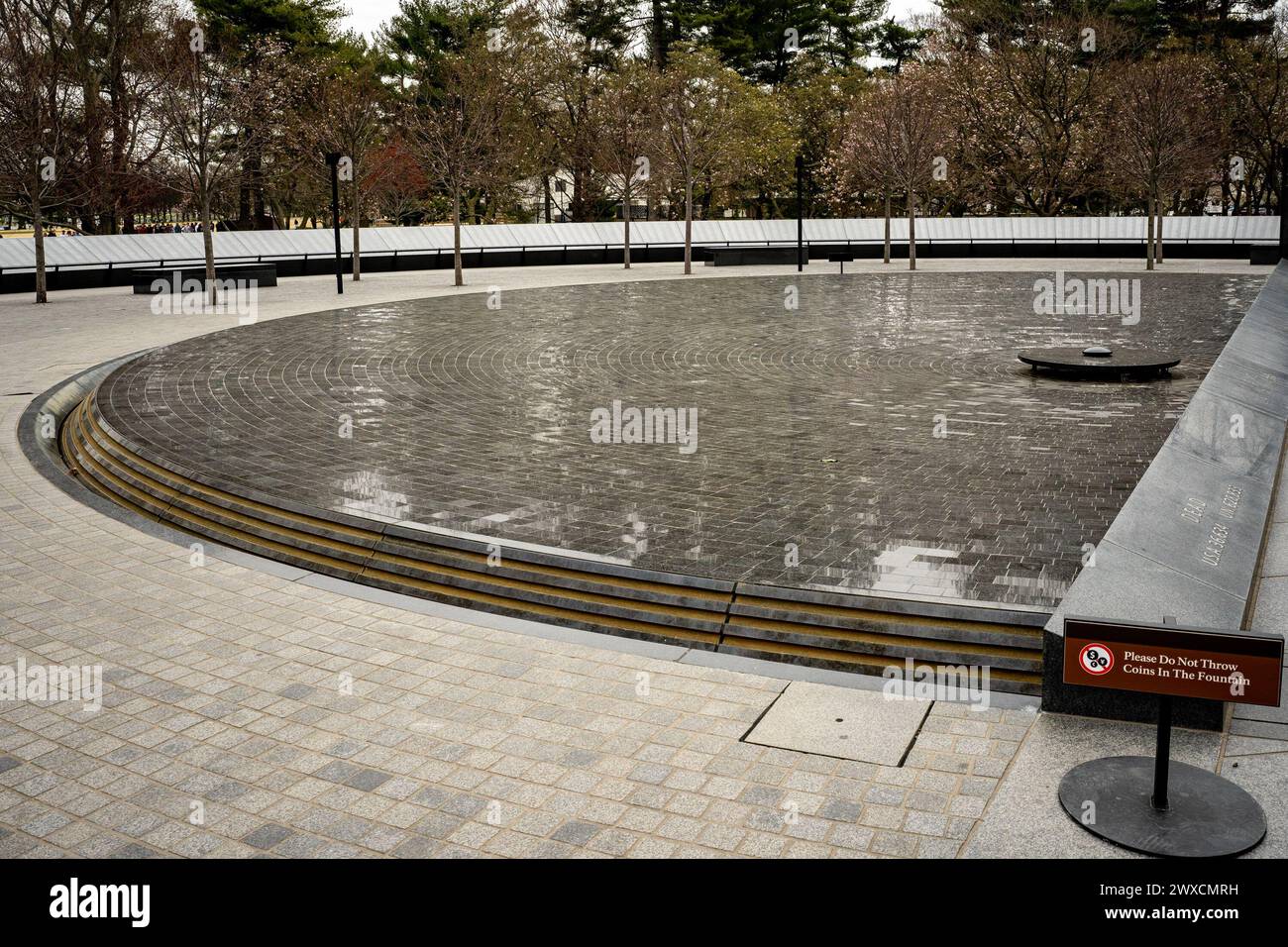 Washington DC – US – Mar 22, 2024 Korean War Veterans Memorial’s Pool ...