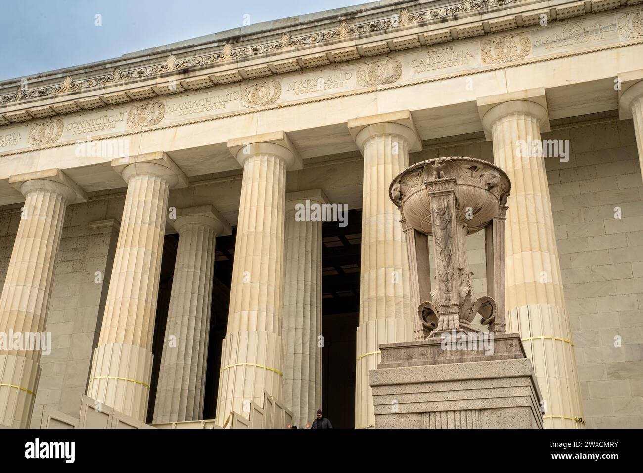 Washington DC – US – Mar 22, 2024 The neoclassical Lincoln Memorial, a ...
