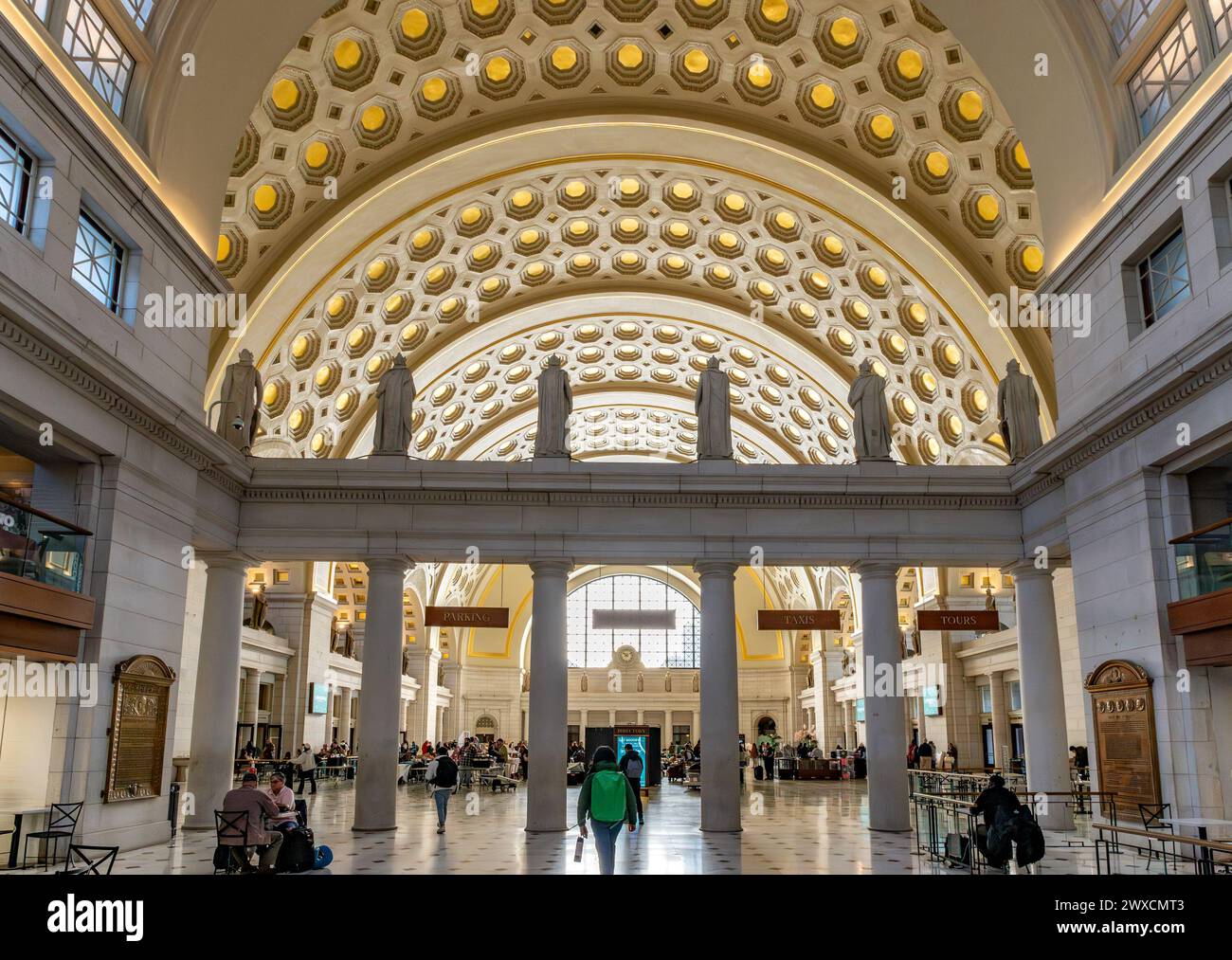 Washington DC – US – Mar 22, 2024 The view of the historic Great Hall ... Washington DC – US – Mar 22, 2024 The view of the historic Great Hall ...
