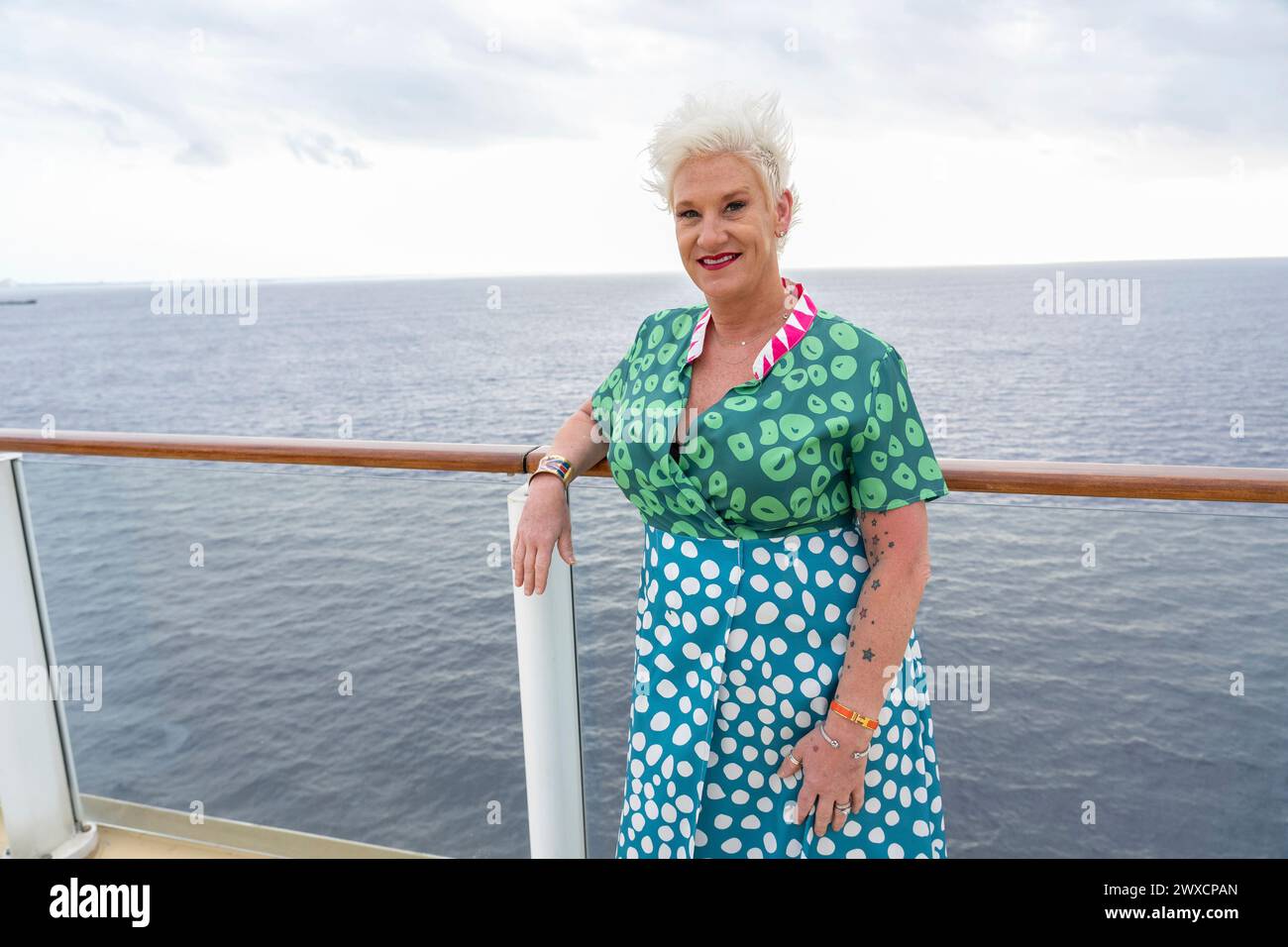 Anne Burrell poses during Chefs Making Waves on Thursday March 28, 2024 ...