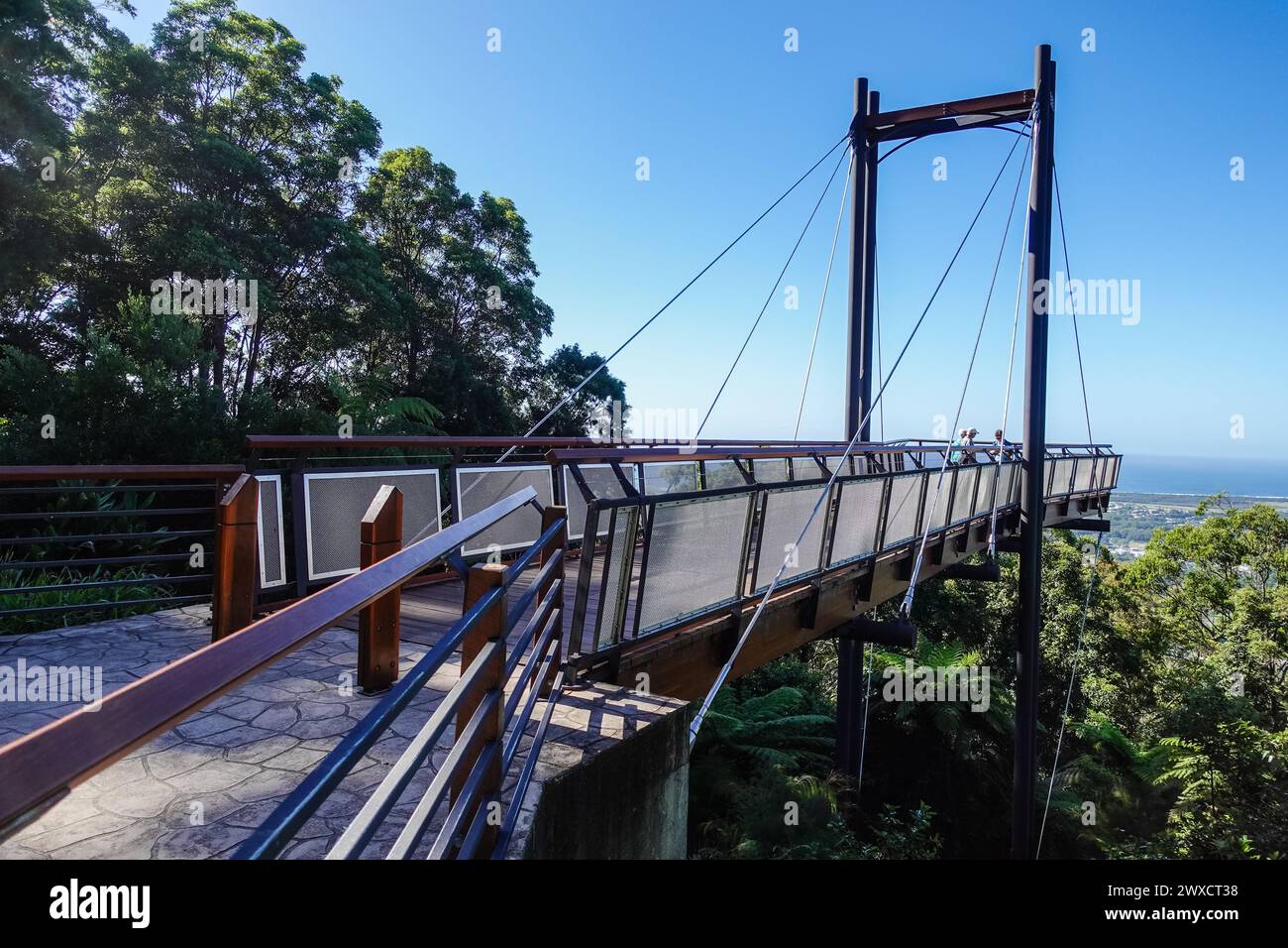 Australian lookout forest sky pier hi-res stock photography and images ...